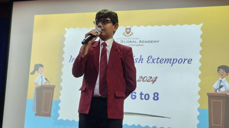 English Extempore Competition 2024 | DPGA | Dr. Pillai Global Academy ...